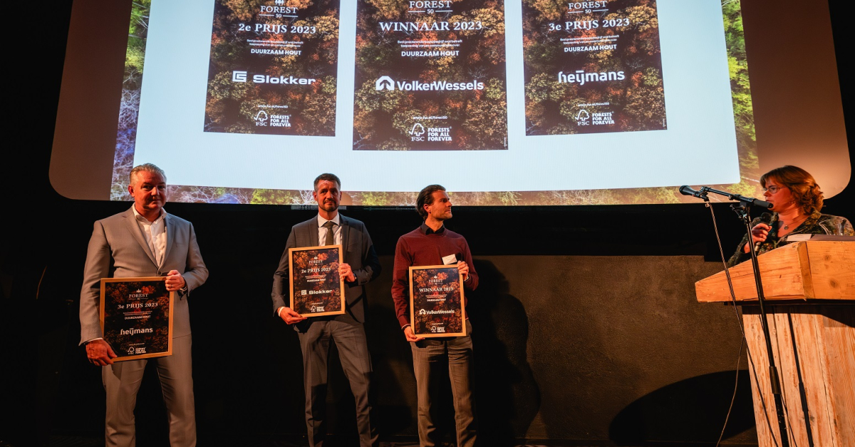 VolkerWessels winner Forest50 2023 | VolkerWessels
